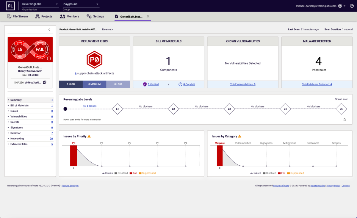 ReversingLabs - Cybersecurity Excellence Awards