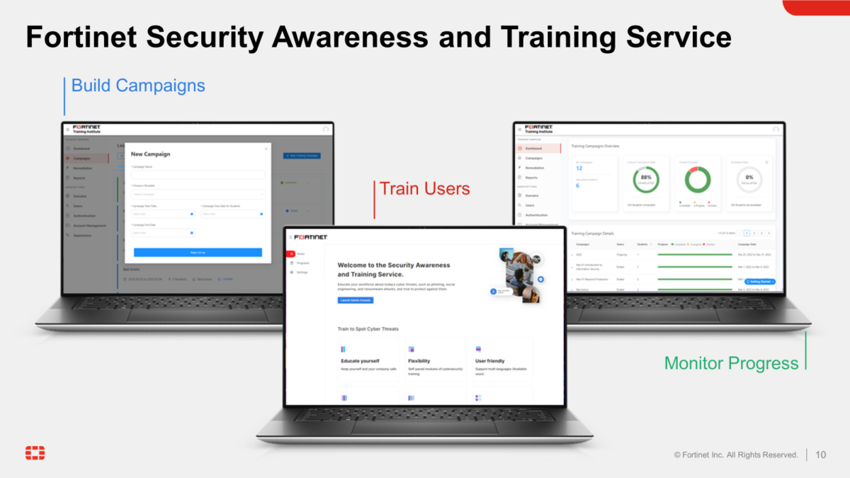 Fortinet Security Awareness and Training Service - Cybersecurity Excellence Awards