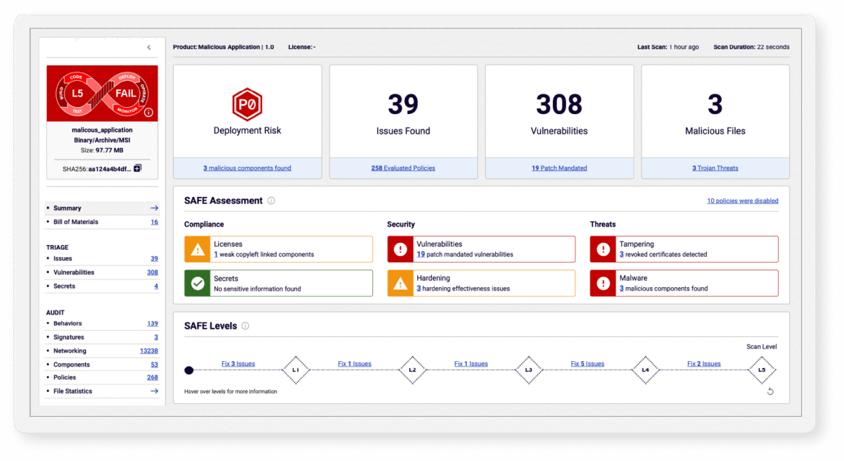 ReversingLabs Spectra Assure - Cybersecurity Excellence Awards